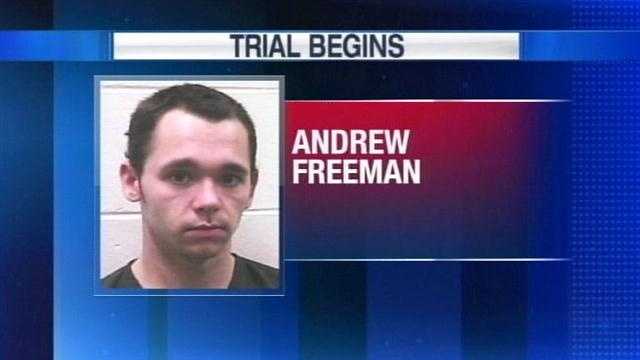Andrew Freeman trial begins in Oxford County