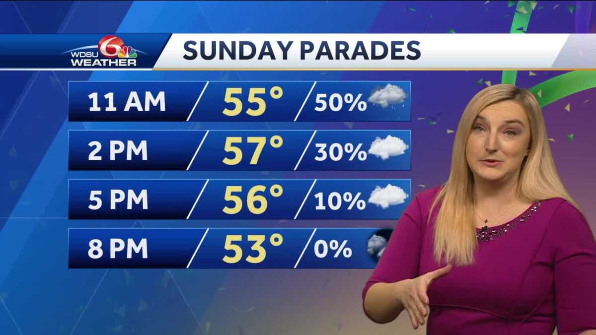 Cold front brings light rain Sunday morning