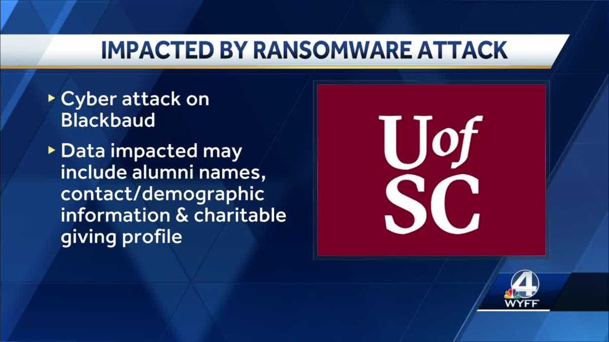 Ransomware attack on third-party vendor may have contained UofSC ...