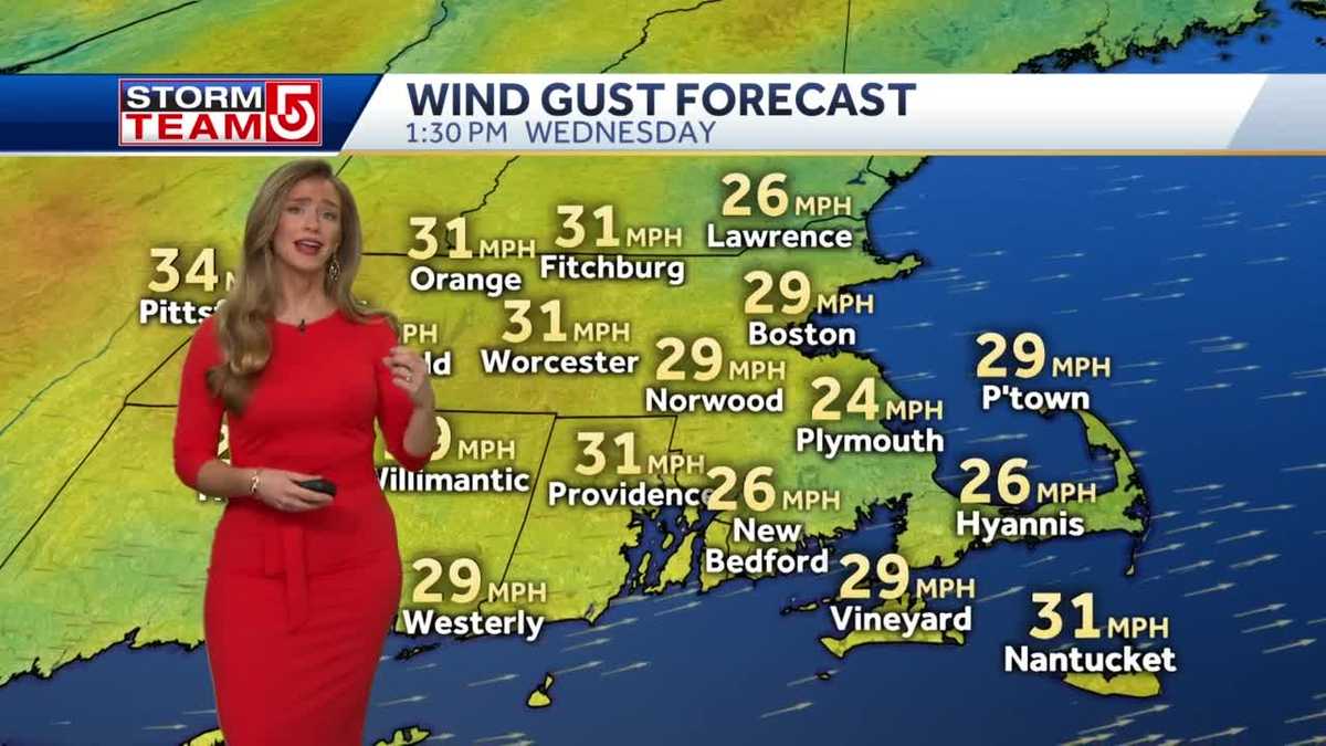 Video: Windy, chilly day with more rain in forecast