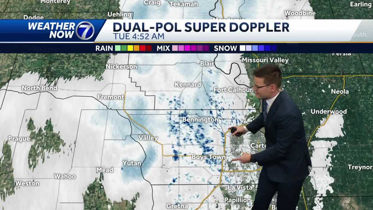 Omaha morning weather forecast for Tuesday, March 26