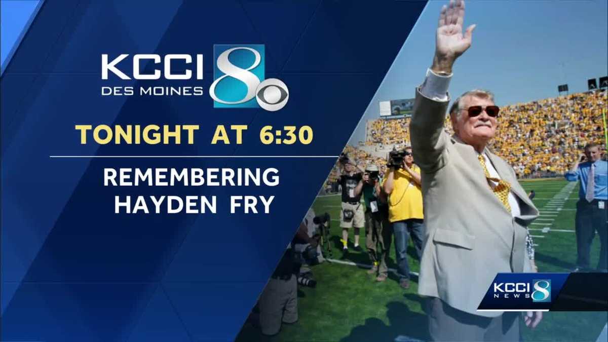 Remembering Hayden Fry tonight at 6:30