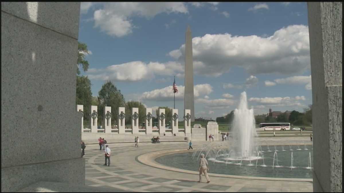 Veterans visit the World War II Memorial for the first time