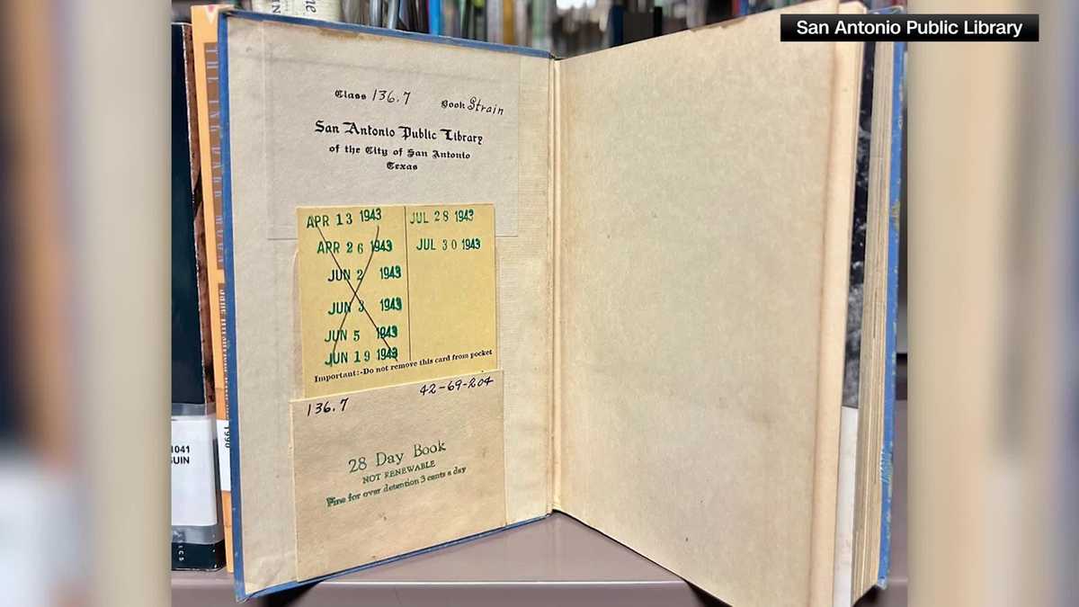 Library book returned 82 years overdue