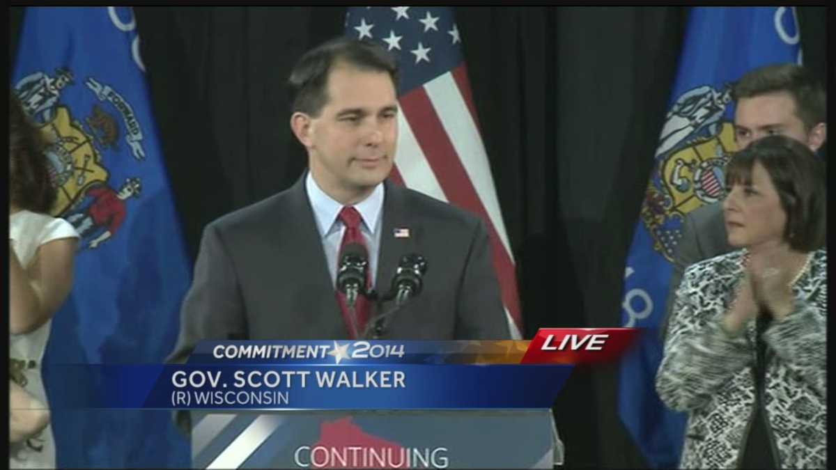 Gov. Scott Walker victory speech