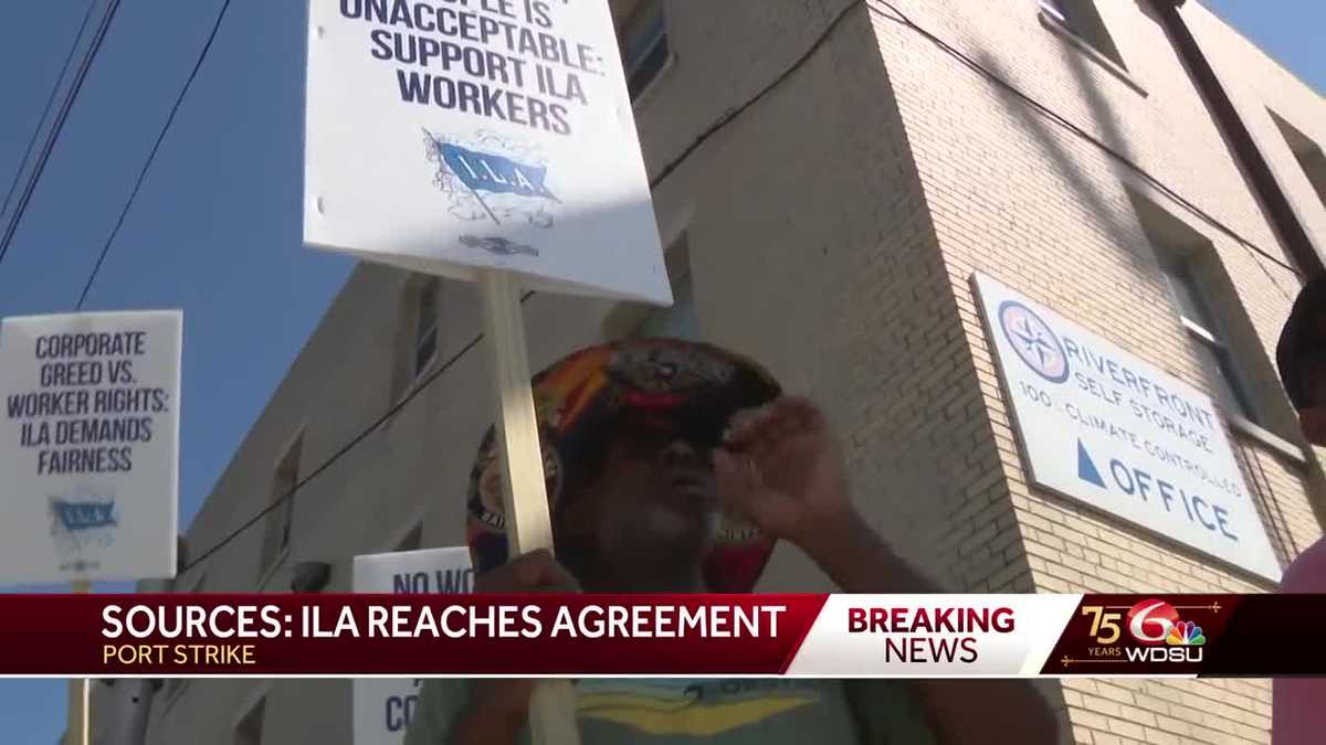 International Longshoremen's Association reaches agreement