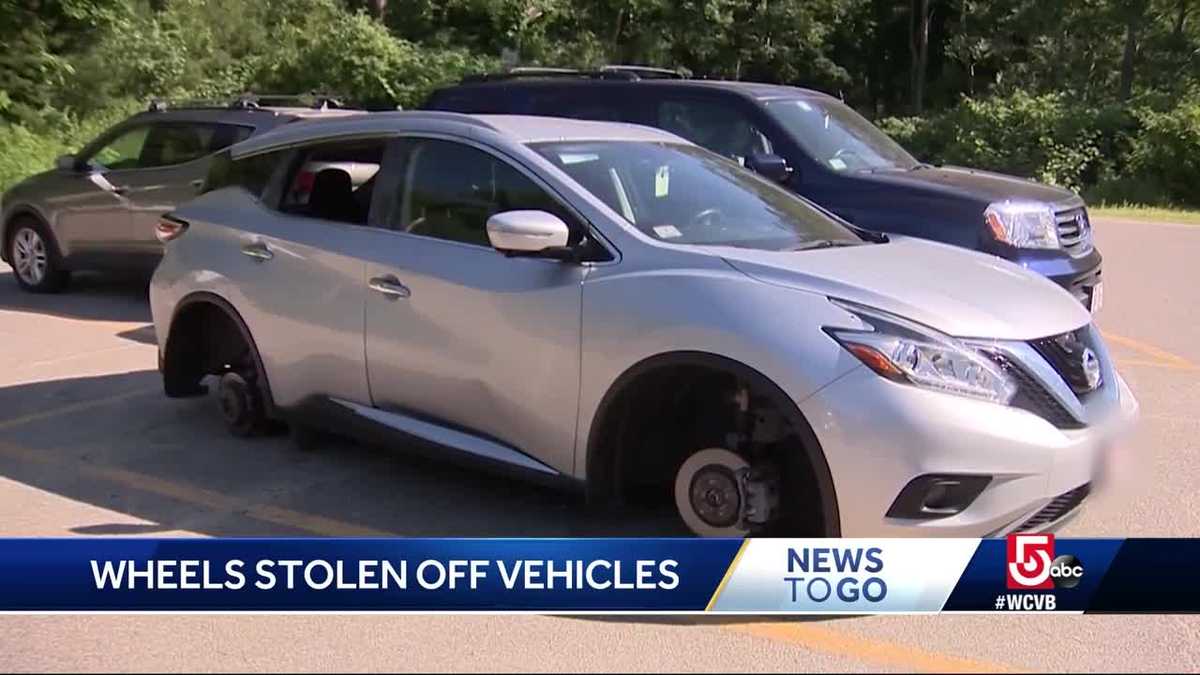 Wheels stolen off vehicles in commuter lot