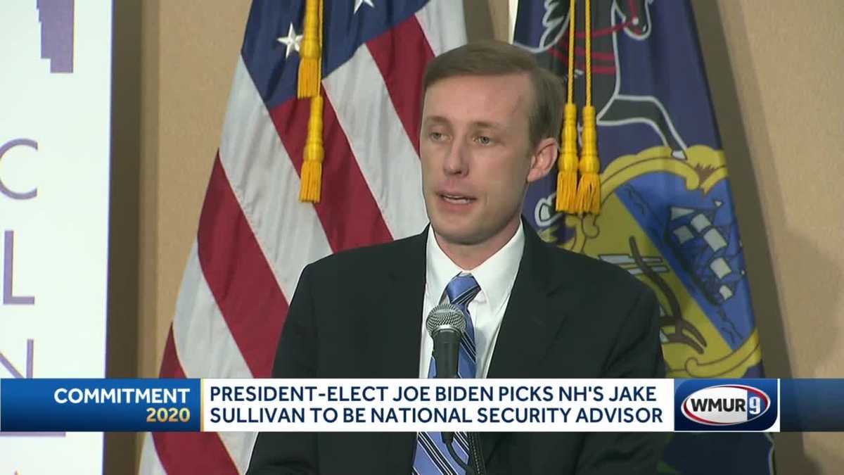 President-elect Biden picks NH's Jake Sullivan to be National Security ...