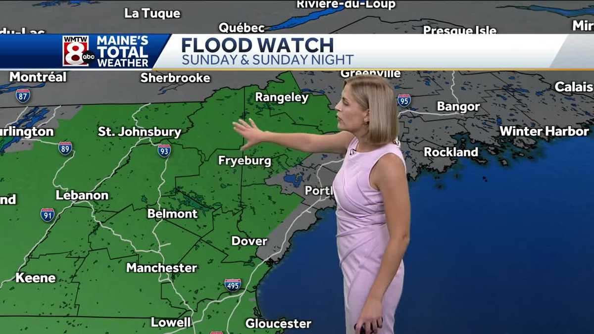 Partial sunshine today, flooding possible tomorrow