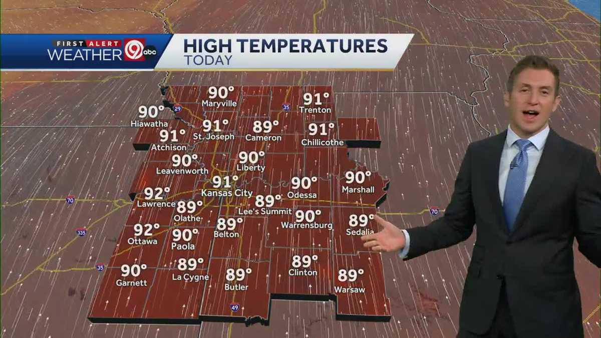 Windy and Hot Tuesday