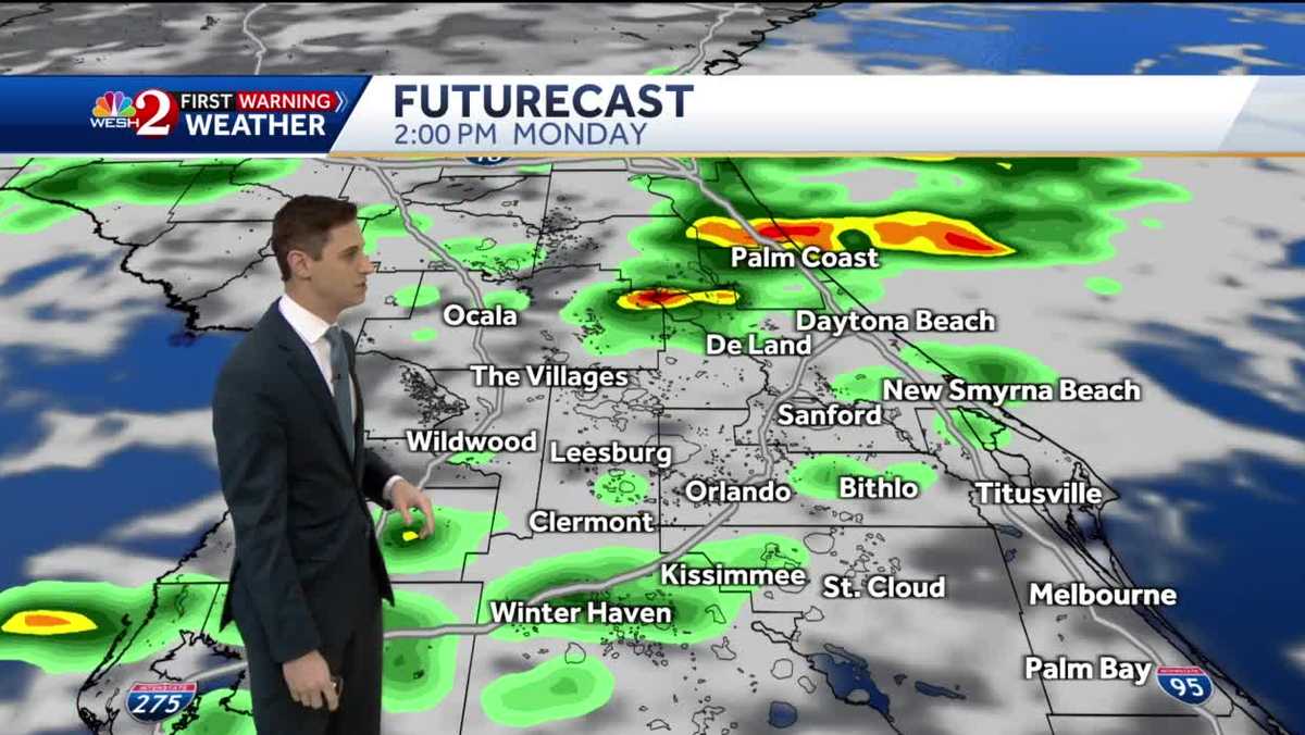 Damp start to the week