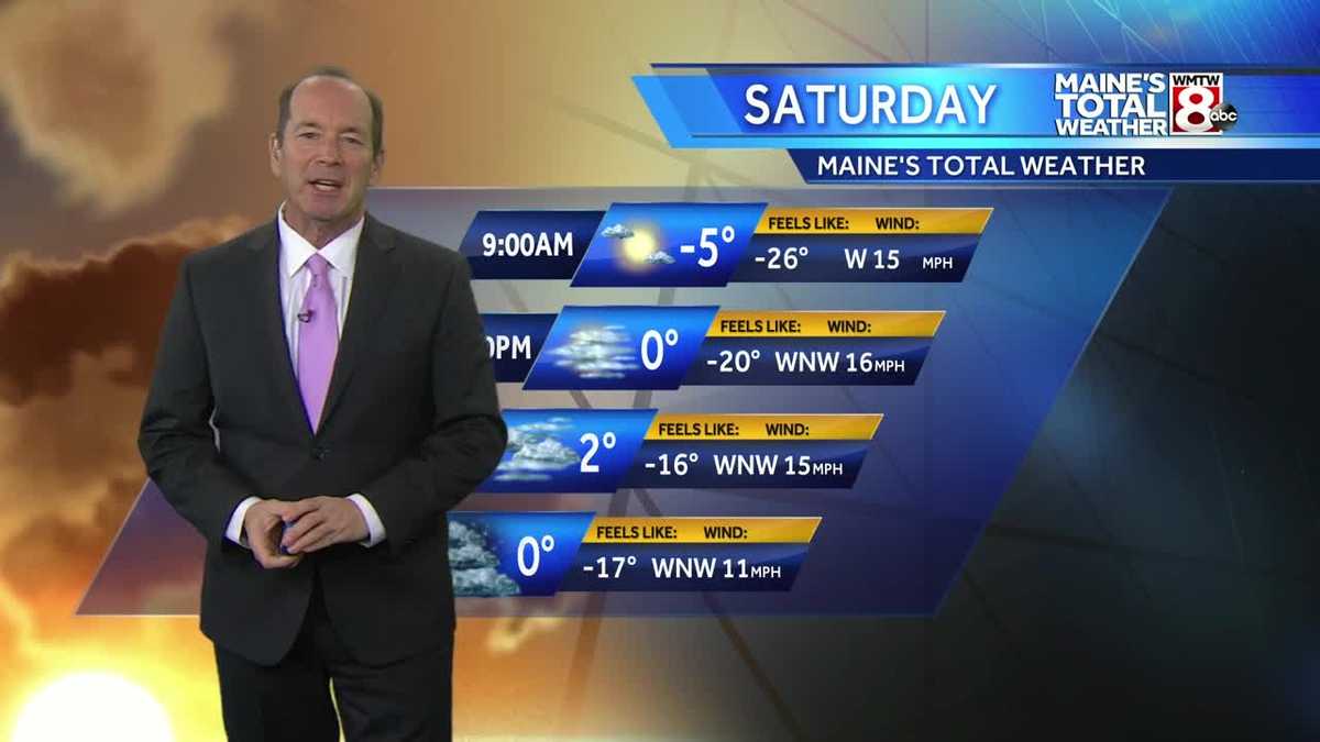 An extremely cold day ahead with many areas remaining below zero