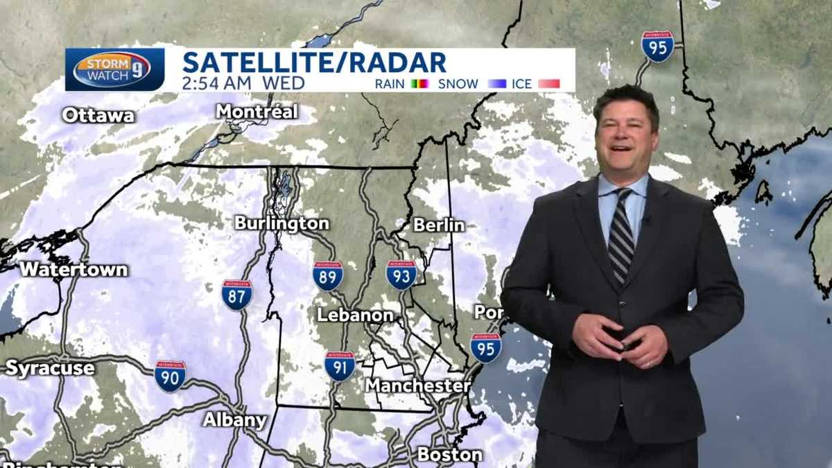 Watch: Light snowfall continues this morning