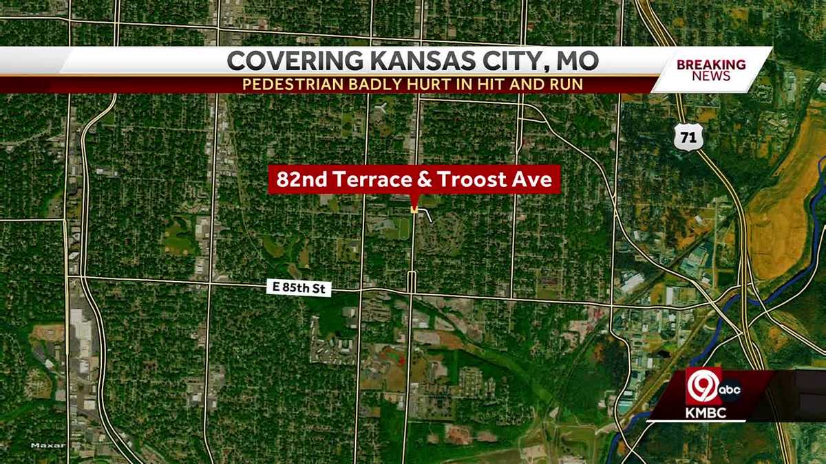 Kansas City crime: Driver flees after pedestrian struck on Troost