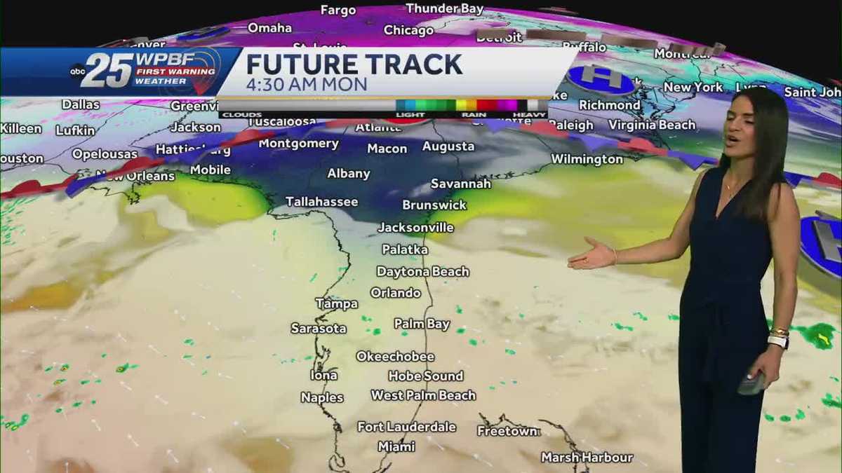 Isolated storms, Cooler weather coming