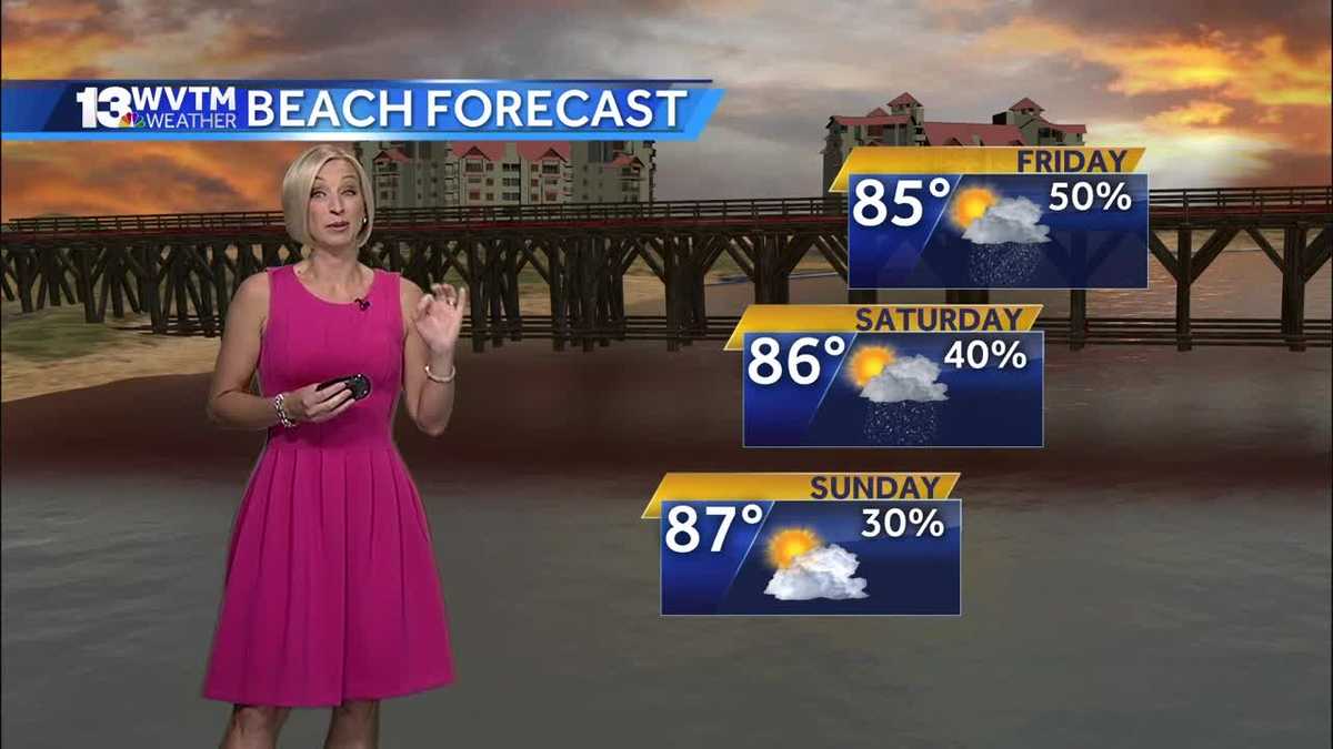 Stephanie Walker has the holiday and beach forecast