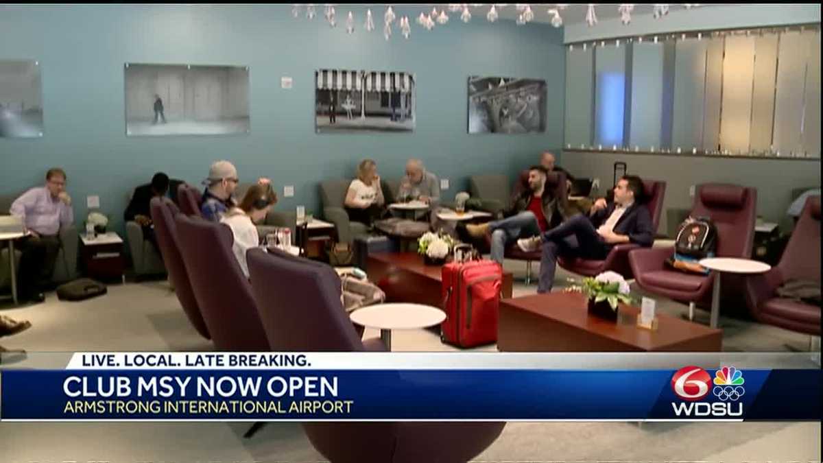 Look what's open: Check out this new airport lounge at MSY