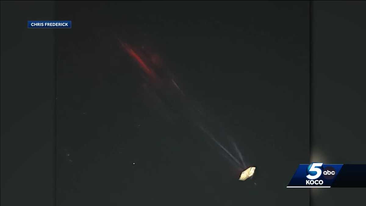 WATCH: Oklahoma City man makes unusual sky sighting that lasted hours