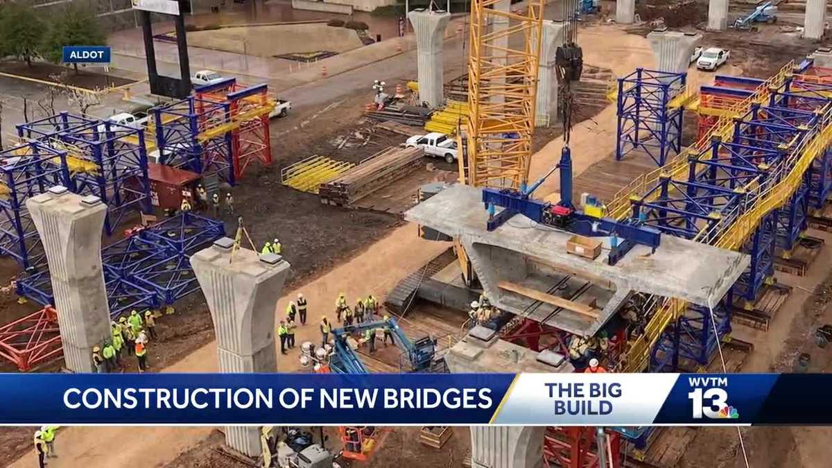 New bridge installation begins on The Big Build project