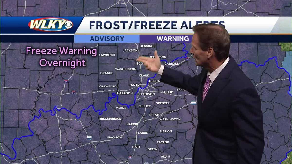 Freeze warning overnight