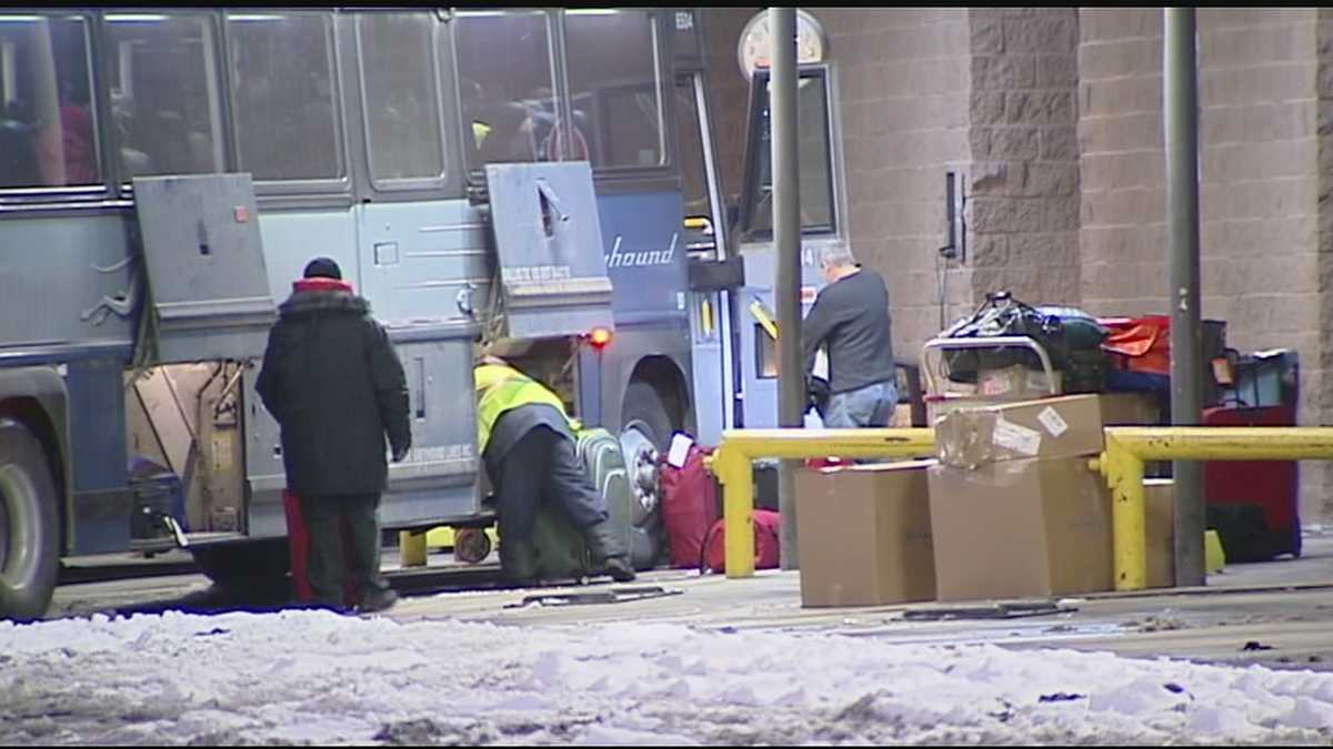 Weather causes delays, cancellations for bus passengers