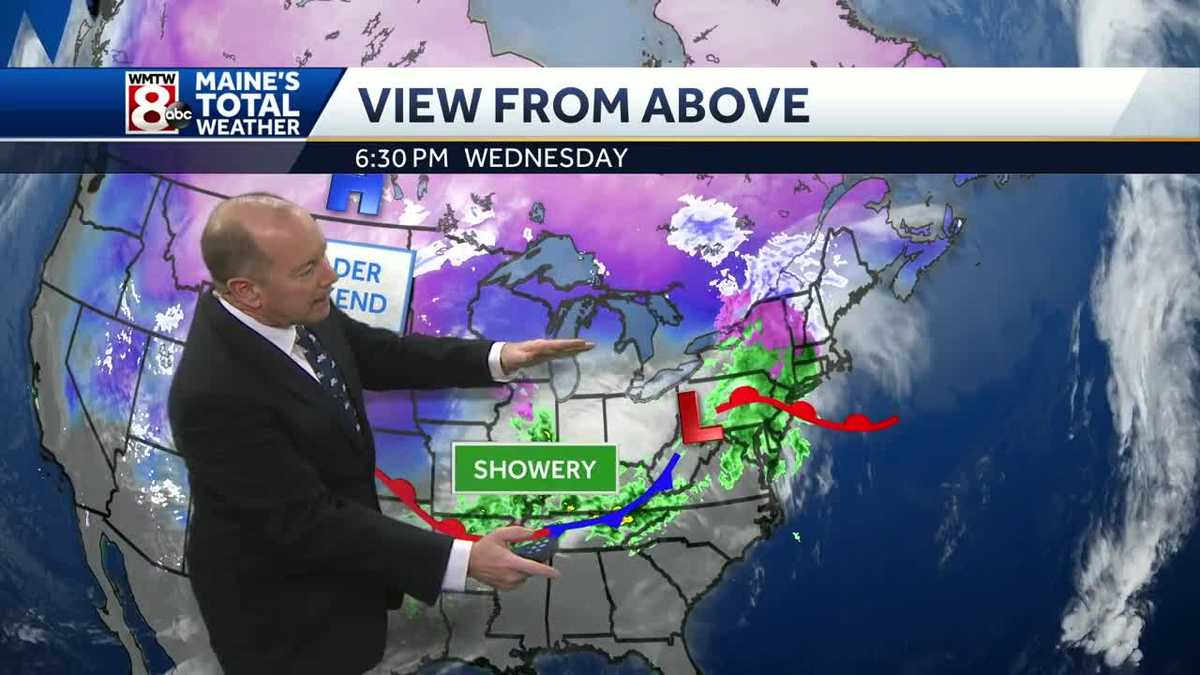 A wintry mix of snow and ice expected through the night