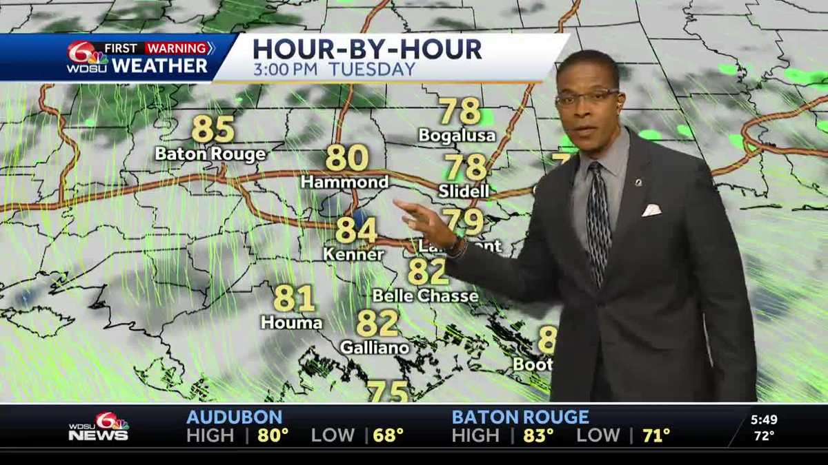 A warm and windy Tuesday