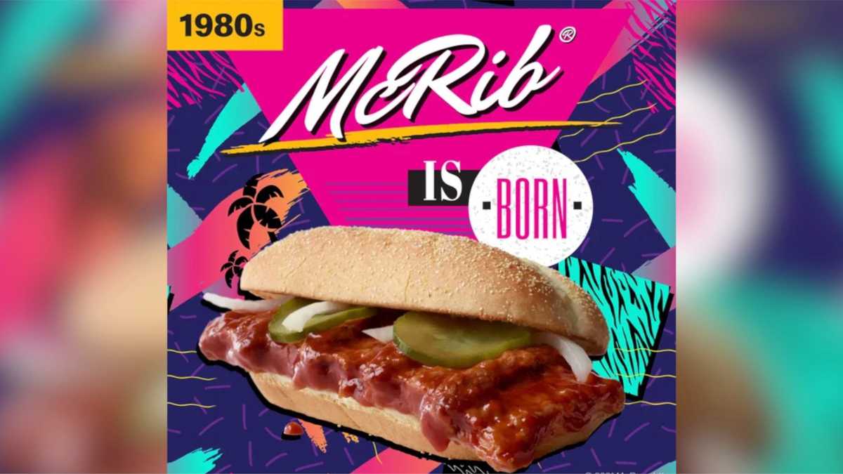 A McRib a day: Iowa man tries to eat a McRib once a day when it’s available