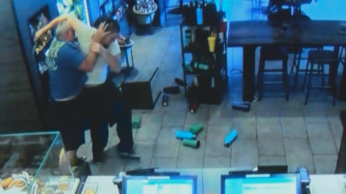 Customer who foiled attempted robbery at coffee shop being honored Customer who foiled attempted robbery at coffee shop being honored