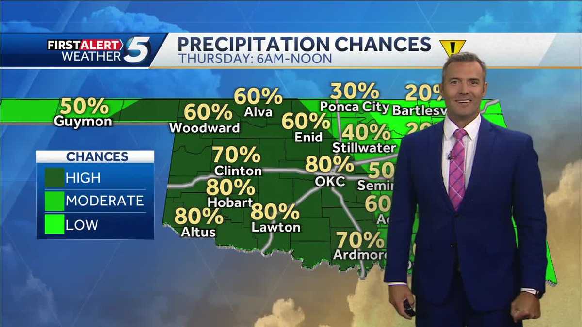 FORECAST: Wet start Thursday