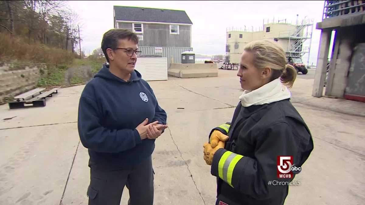 Training with the Boston Fire Department