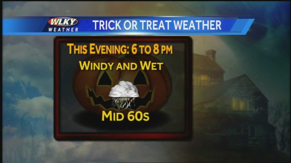 Wet and windy Halloween forecast