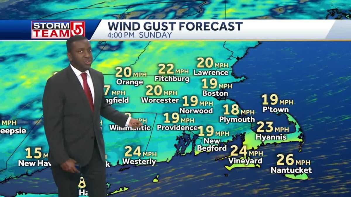 Video: Fall feel continues with breezy conditions in Mass.