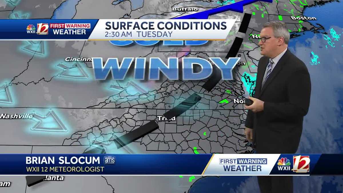 WATCH: Cold winds bring frigid temps early, turning milder by the weekend