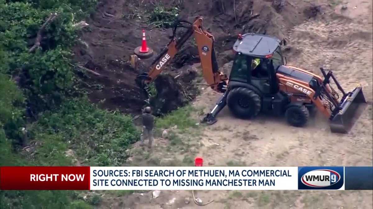 FBI search continues at site connected to missing Manchester man