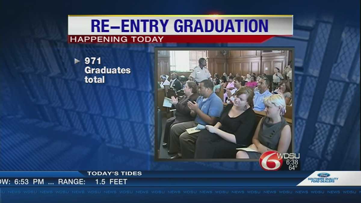 Inmates ready to graduate from the Southeast Regional Re-entry Center