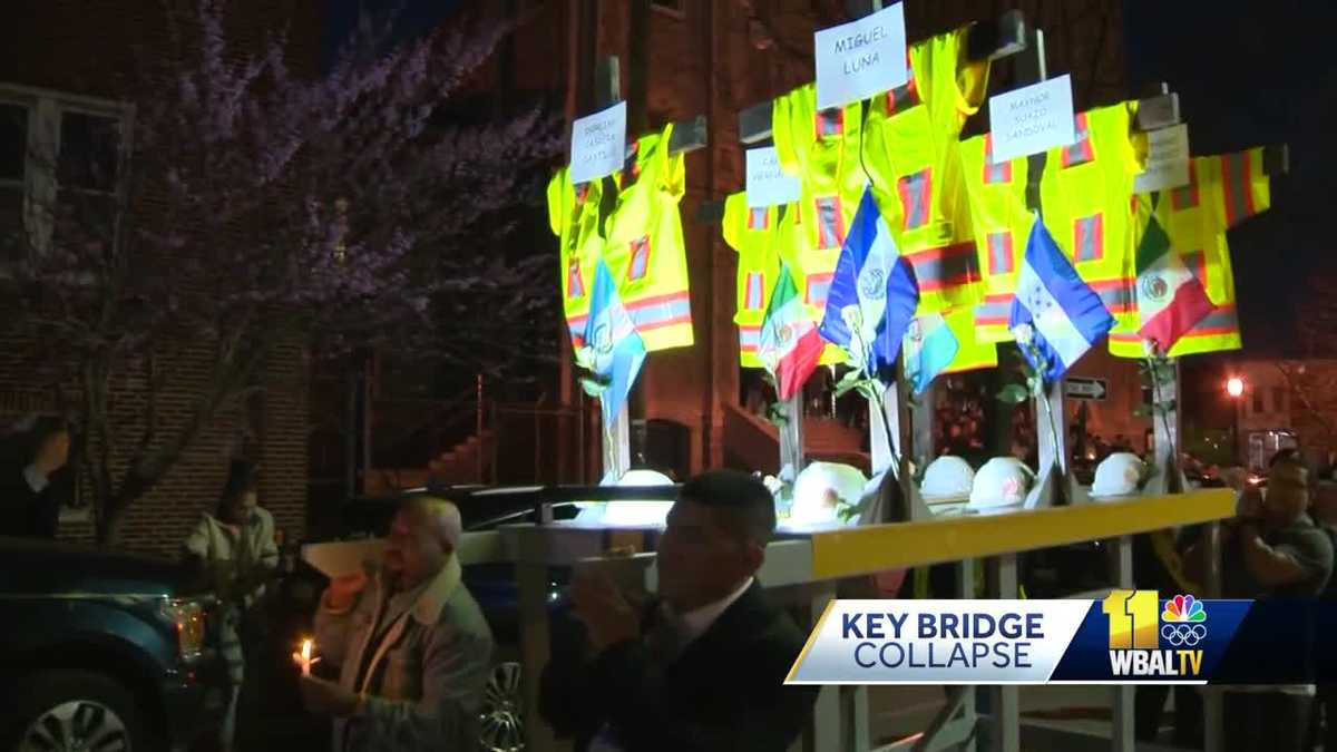 Key Bridge collapse victims remembered at vigil
