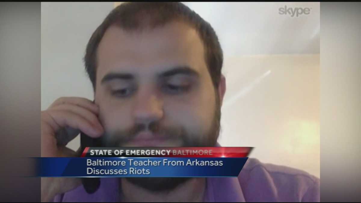 Baltimore teacher from Arkansas discusses riots