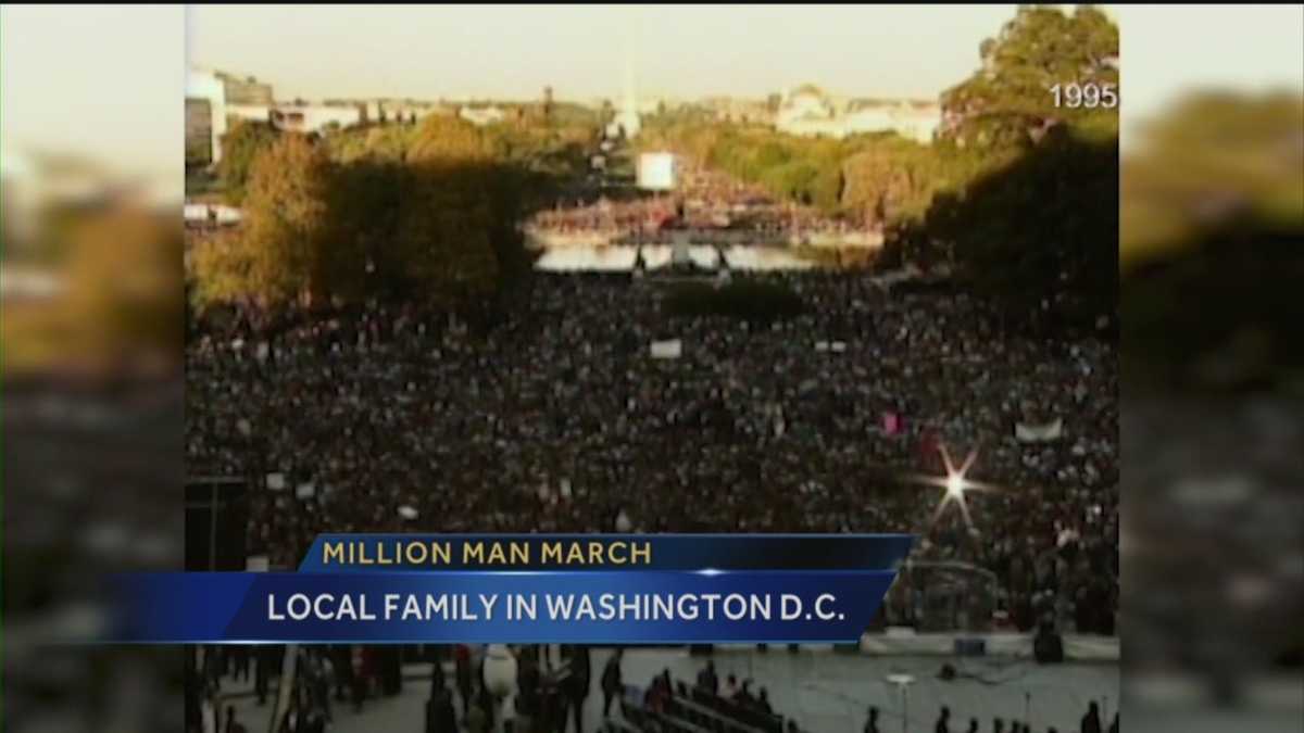 Crowd gathers for Million Man March anniversary
