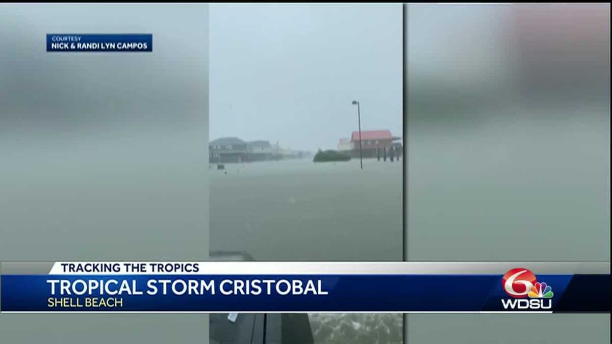 Cristobal impacts: Viewers share video of flooding in Shell Beach area