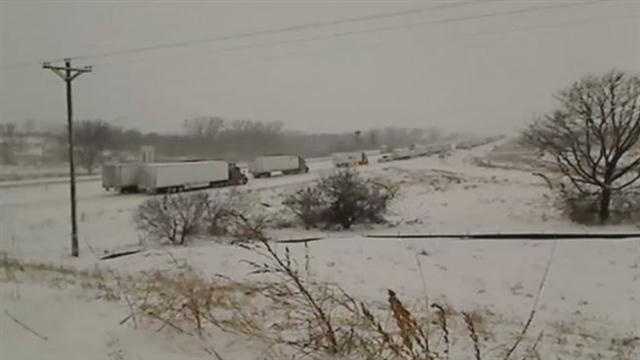 Noon road conditions update