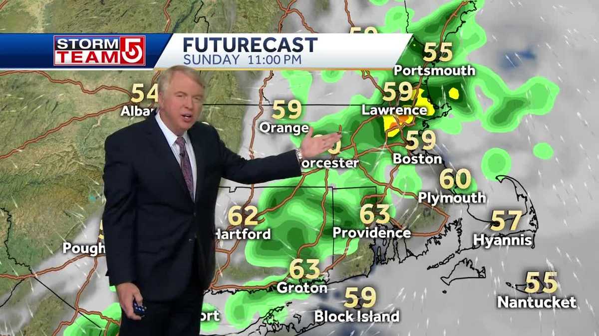 Video: Another round of thunderstorms moving in late Sunday night
