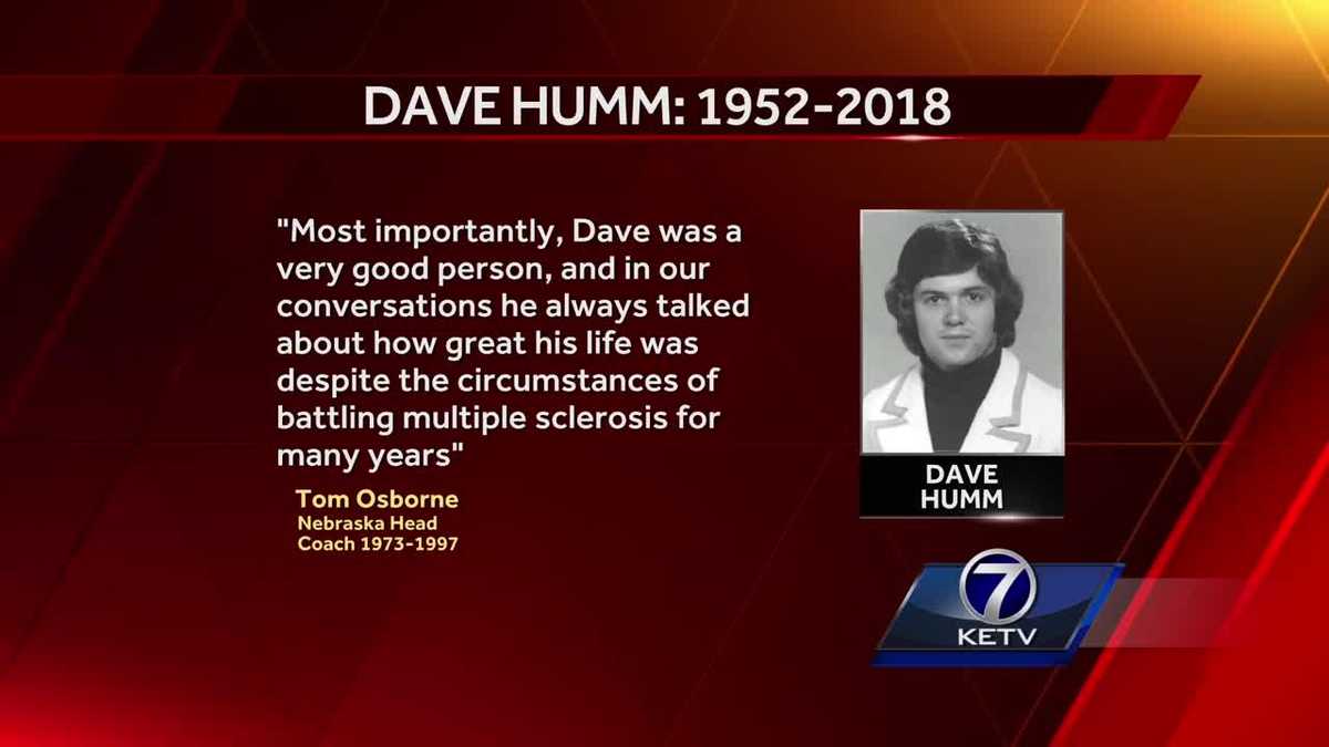 Former Husker Dave Humm dies