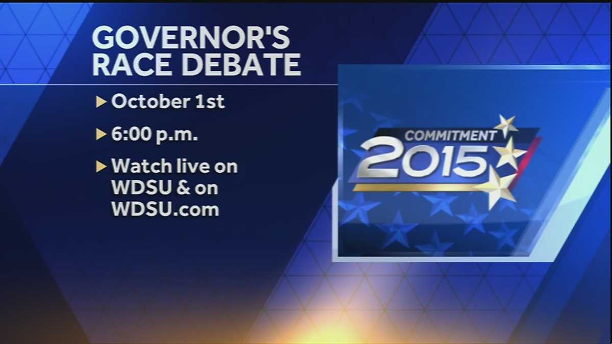 First live televised gubernatorial debate to air on WDSU-TV