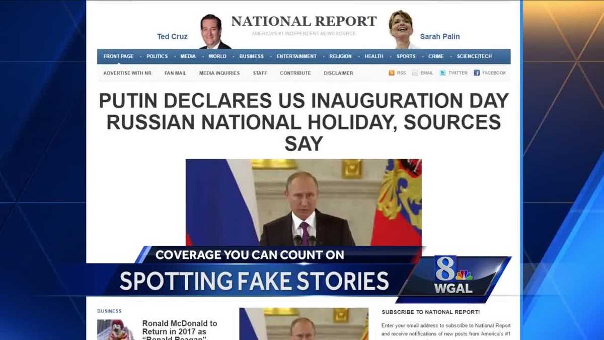 How to spot fake news sites and fake stories