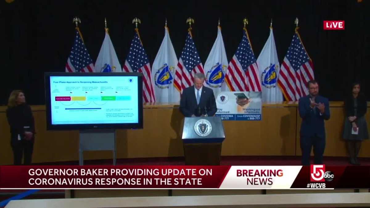Gov. Baker outlines 4-phase approach to reopening Mass. economy