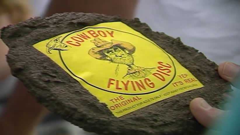 Archive: The Iowa State Fair cow chip throwing competition