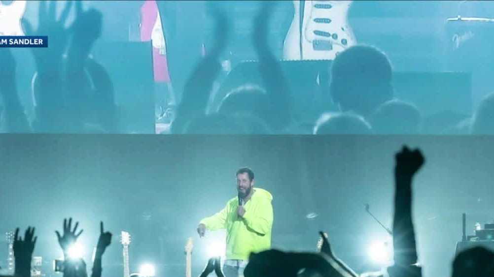 Sandler thanks packed crowd from performance in Manchester
