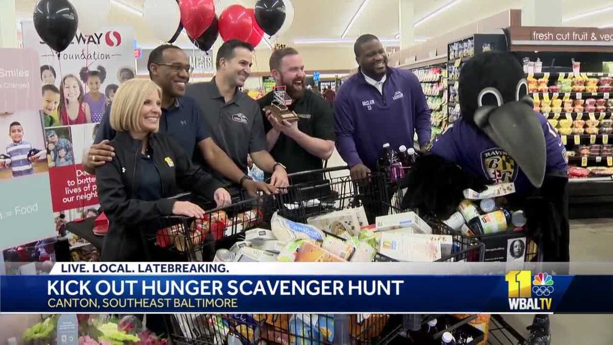 Safeway Kick Hunger Scavenger Hunt benefits Maryland Food Bank