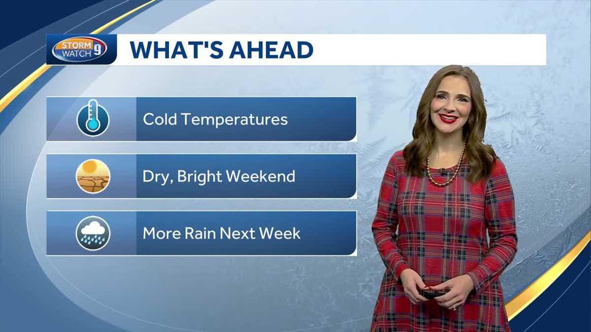 New Hampshire forecast video: Cold but dry before rain, snow chances